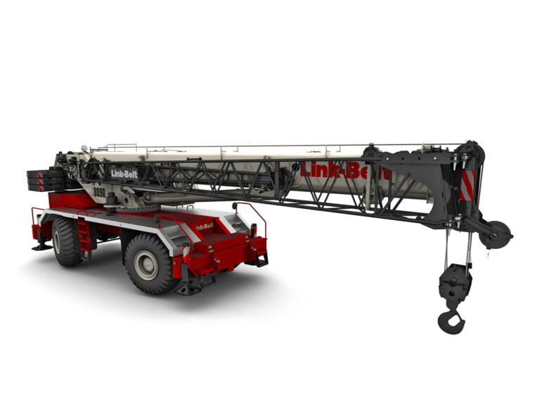 ROUGH TERRAIN CRANE - LINK-BELT 90T FOR HIRE - Project Dry Hire